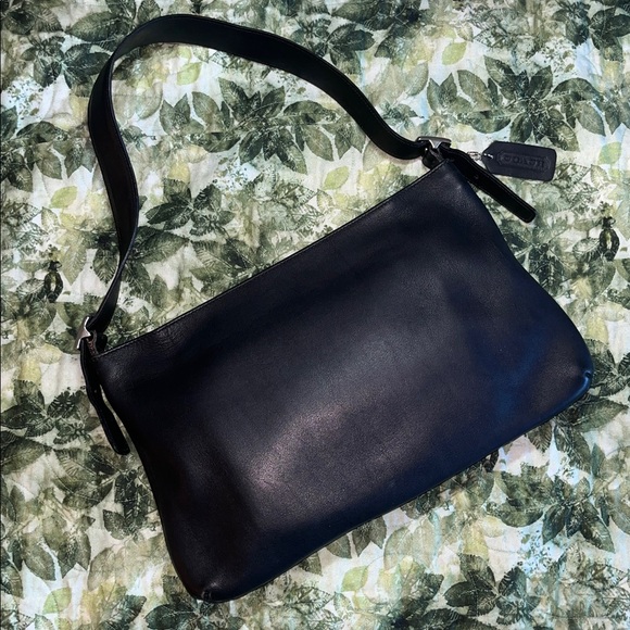 Coach | Bags | Coach Vintage Legacy Slim Black Leather Shoulder Bag ...